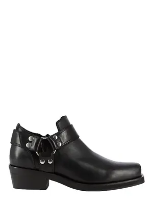 The Kooples Hardware-embellished Leather Ankle Boots - Black