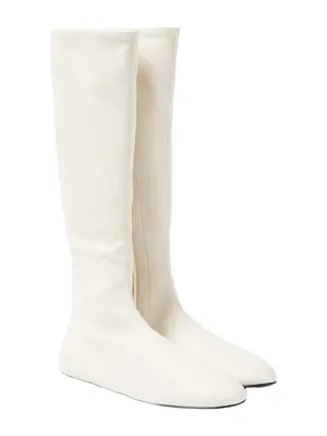 Co Leather Knee-high Boots - White