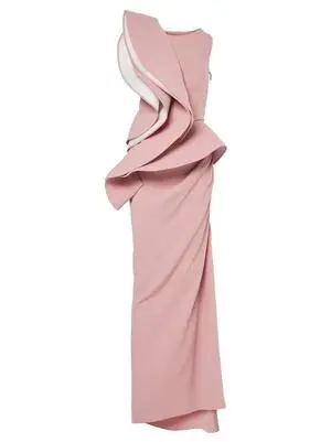 Maticevski Fateful Ruffled Gown - Pink