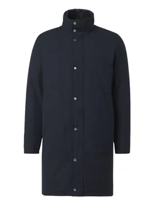 Herno Paneled Down Coat - Blue