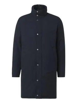 Herno Paneled Down Coat - Blue