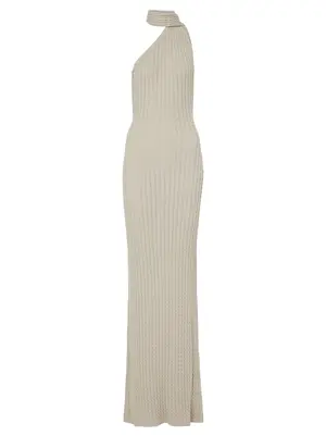 AYA MUSE Atria Cable-knit Maxi Dress - Beige