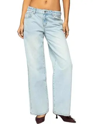 EDIKTED Ace Relaxed Jeans - Blue