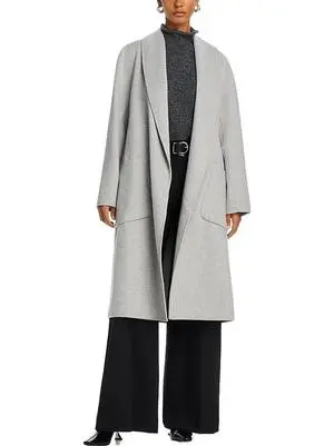 LAMARQUE Thara Cocoon Coat Light Grey