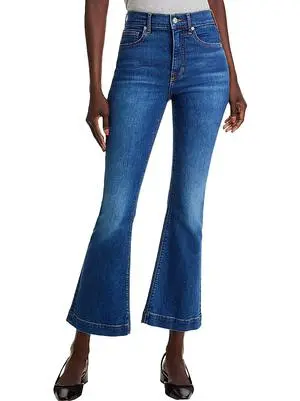 Veronica Beard Carson Kick Flare Jeans - Bright Blue