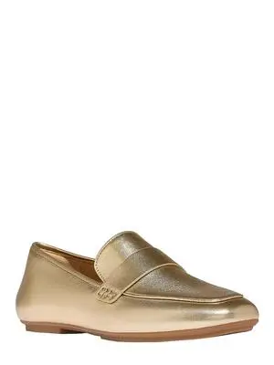 Fitflop Delicato Soft Metallic Loafers - Platino