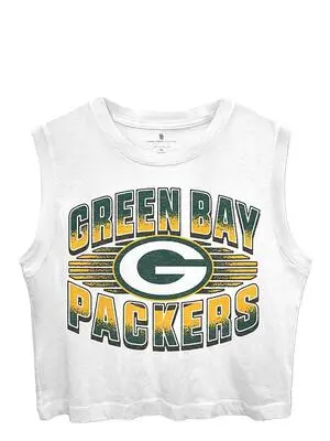 Junk Food Clothing Nfl Green Bay Packers Tank - White