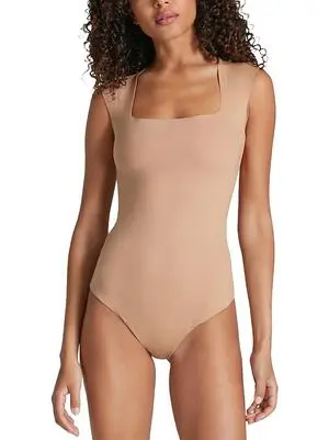 Commando Scuba Knit Bodysuit Camel