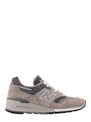 NEW BALANCE Suede And Mesh Sneakers - Grey