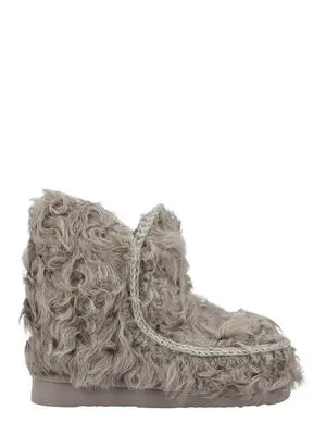 Mou Eskimo 18 Checkiang Fur Boots - Gray