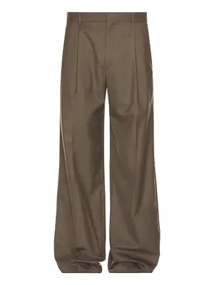 Saint Laurent Pantalone Taille Haut Pant - Taupe Chine