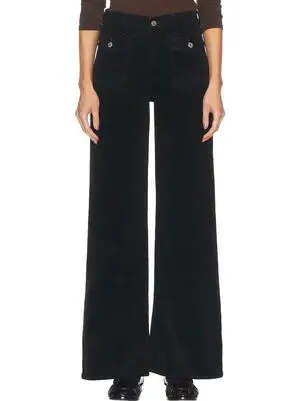 Citizens Of Humanity Raven Patch Pocket Wide Leg Pant - Clove
