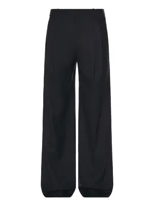 Saint Laurent High-waisted Allure Fit Trousers - Marine Fonce