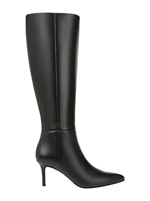 Veronica Beard Lisa 70mm Tall-shaft Leather Boots - Black