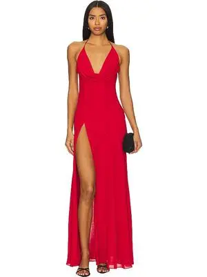 Nbd Nathalia Gown Red