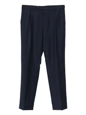 Brioni Journey Flannel Trousers - Blue