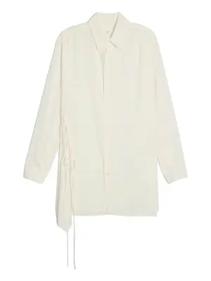 Y’s Lace-up Shirt - White