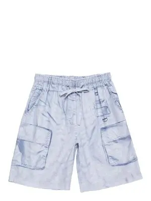 Acne Studios Printed Knee-length Shorts - Blue