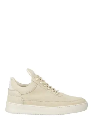Filling Pieces Logo-embroidered Suede Sneakers - Neutrals