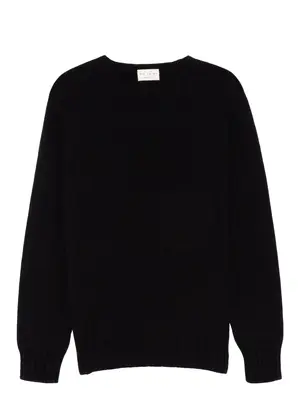 MA'RY'YA Ribbed-knit Sweater - Black