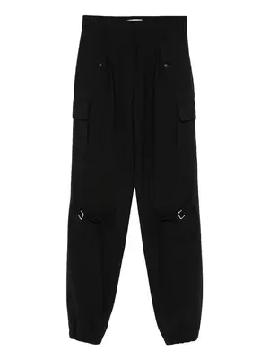 NENSI DOJAKA Tapered Cargo Trousers - Black