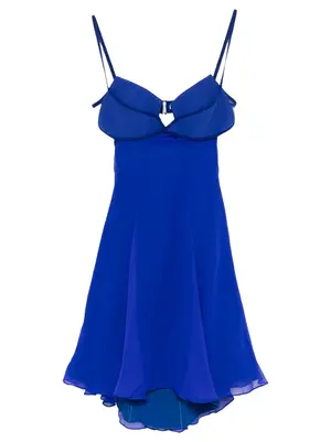 NENSI DOJAKA Silk Mini Dress - Blue