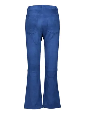 PAULA Suede Trousers - Blue