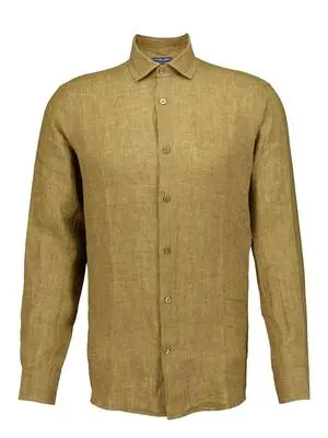 Frescobol Carioca Linen Shirt - Green