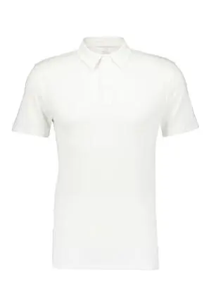 MAJESTIC FILATURES Short-sleeve Stretch-linen Polo Shirt