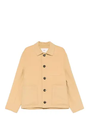 Ami Brushed Shirt Jacket - Neutrals