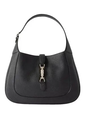 Gucci Jackie 1961 Medium Textured-leather Shoulder Bag - Black
