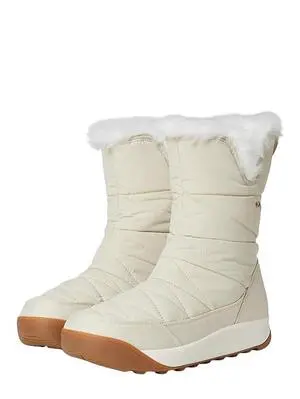 Columbia Columbia Minx Slip V Quilted Boots With Faux Fur Trim White