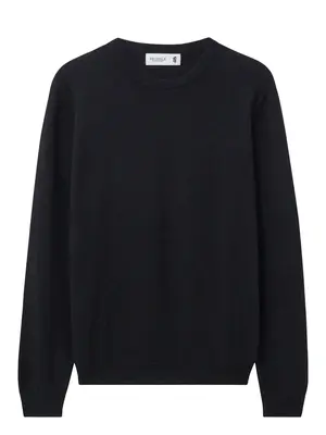 Pringle Of Scotland Pringle Of Scotland Round-Neck Cashmere Jumper Black