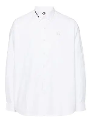 AAPE BY *A BATHING APE® Logo-patched Shirt - White