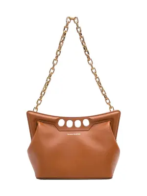 Alexander McQueen The Peak Small Shoulder Bag - Brown