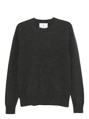 SEVEN GAUGE Wool Crew-neck Sweater - Grey