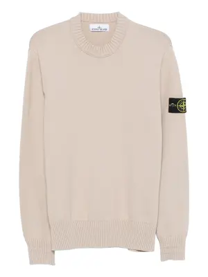 Stone Island Compass Badge Sweater - Neutrals