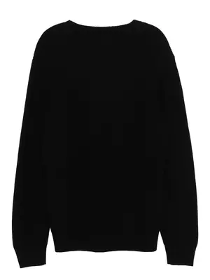 SEVEN GAUGE Wool Crew-neck Sweater - Black