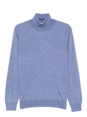 CRUCIANI Roll-neck Sweater - Blue