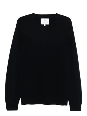 SEVEN GAUGE Wool Crew-neck Sweater - Blue
