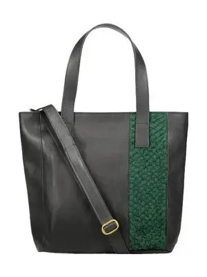 SAREP + ROSE Maral Daily Tote Bag - Black And Green