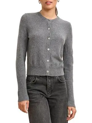 LA LIGNE Cashmere Cardigan - Grey