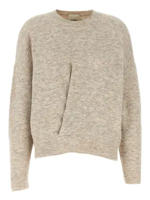 Isabel Marant Kingston Alpaca-blend Sweater - Beige