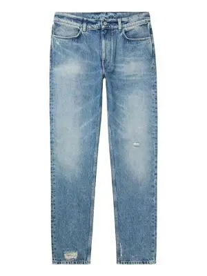 Givenchy Straight-leg Distressed Jeans - Blue