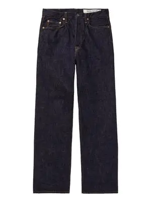Kapital Monkey Cisco Straight-leg Selvedge Jeans - Blue