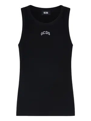 Gcds Logo-print Tank Top - Black