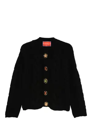 La DoubleJ Portrait Cardigan - Black