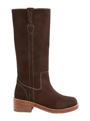 Free People Blaze Block Heel Boots - Weathered