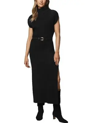 Splendid Marigold Sweater Dress - Black