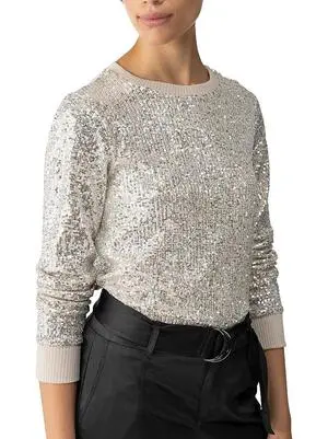 Sanctuary Sequin Top Champagne